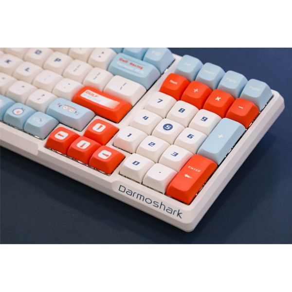 Bàn Phím Cơ Darmoshar K7-Pro Gulf Racing Trio-mode Mechanical Keyboard ...
