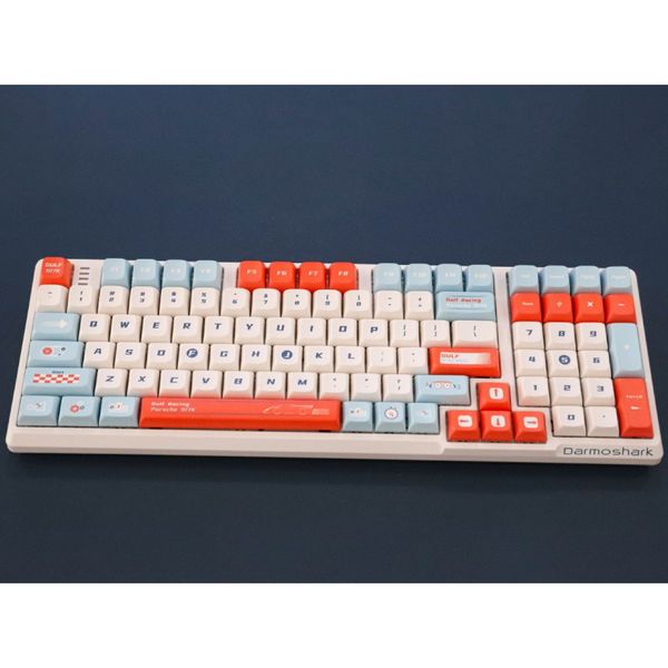 Bàn Phím Cơ Darmoshar K7-Pro Gulf Racing Trio-mode Mechanical Keyboard ...