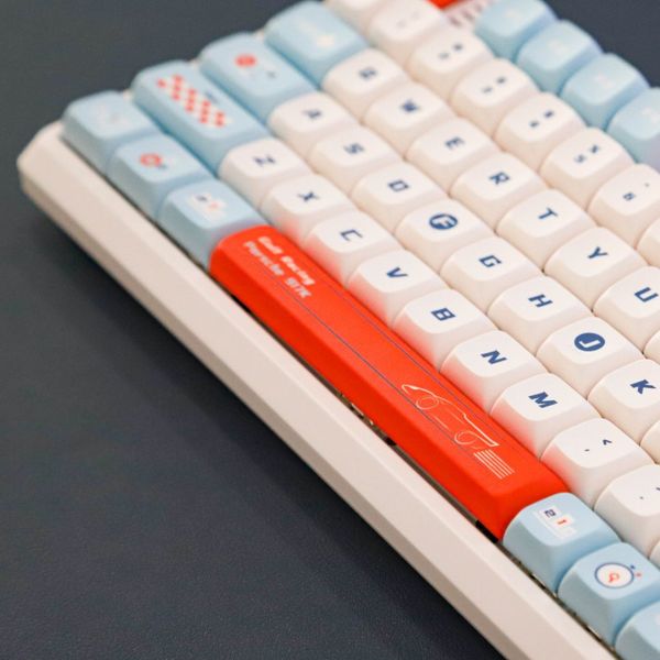 Bàn Phím Cơ Darmoshar K7-Pro Gulf Racing Trio-mode Mechanical Keyboard ...