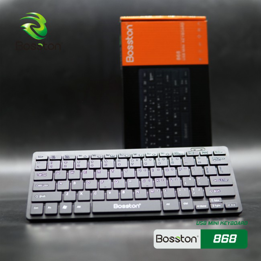 Bàn Phím Bosston Mini 868 – Vi Tính Mạnh Quý