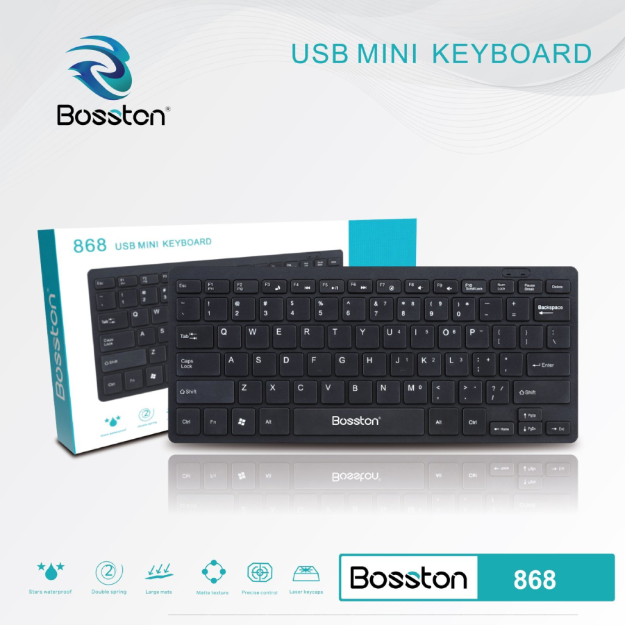 Bàn Phím Bosston Mini 868 – Vi Tính Mạnh Quý