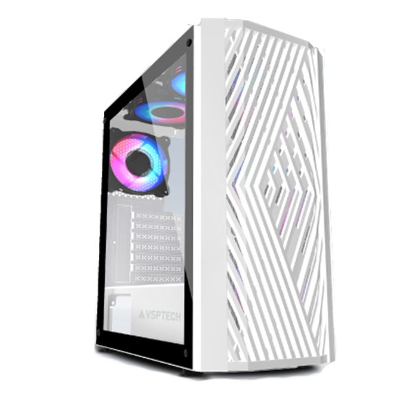 Case Gaming VSP KA300 White – Vi Tính Mạnh Quý
