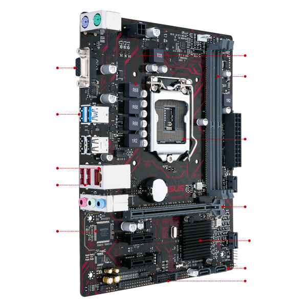 Mainboard Asus H110M-V – Vi Tính Mạnh Quý