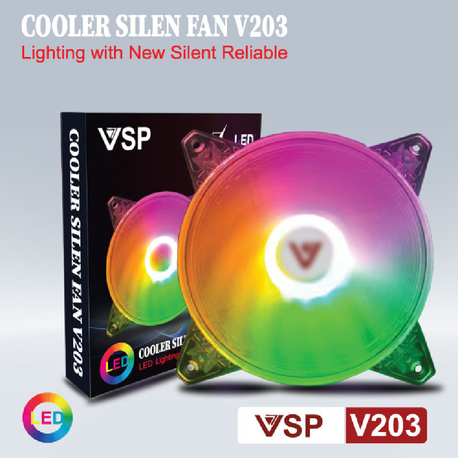 Fan Case VSP V203 LED – Vi Tính Mạnh Quý