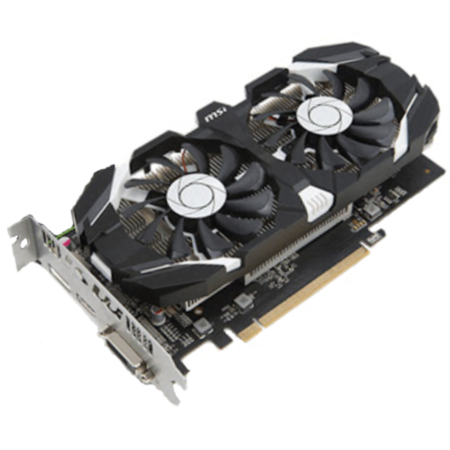 VGA MSI GTX 1050Ti 4G OC 2Fan – Vi Tính Mạnh Quý