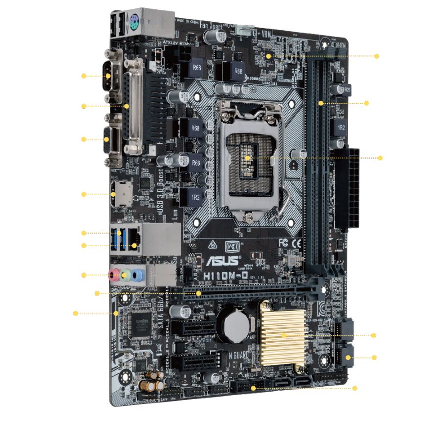Mainboard Asus H110M-D – Vi Tính Mạnh Quý