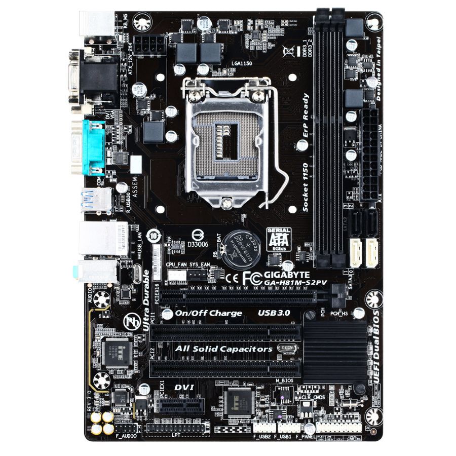 Mainboard Gigabyte H81M-S2PV – Vi Tính Mạnh Quý
