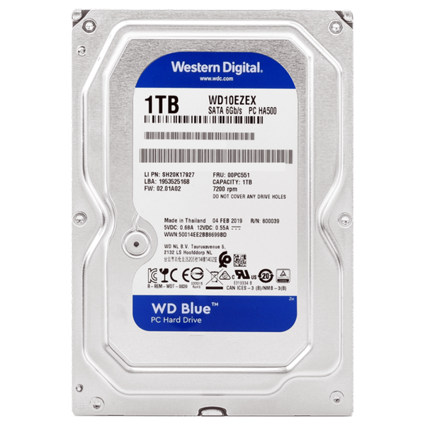 Ổ Cứng HDD Western Digital Blue 1TB WD10EZEX SATA – Vi Tính Mạnh Quý