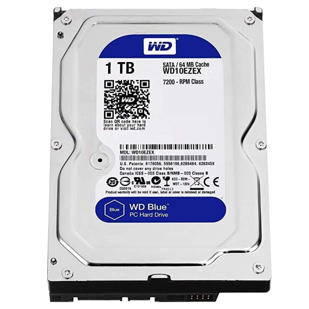 Ổ Cứng HDD Western Digital Blue 1TB WD10EZEX SATA – Vi Tính Mạnh Quý