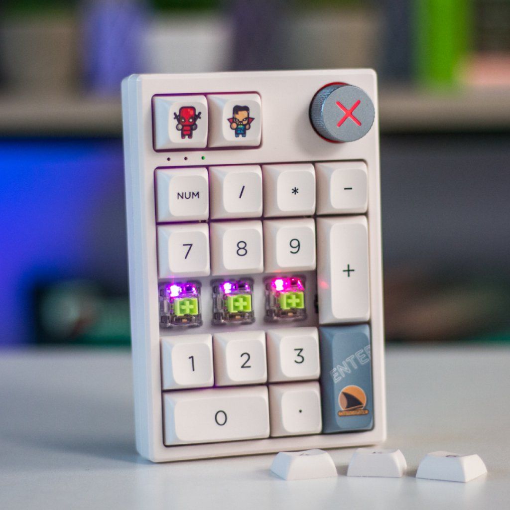 Bàn Phím Cơ Numpad Darmoshark K3 Pro Trio-mode Mechanical Keyboard Num ...