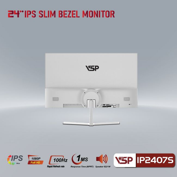 Màn Hình LCD VSP IP2407S Full Viền ( 24" | IPS | Full HD | 100Hz | 1m ...