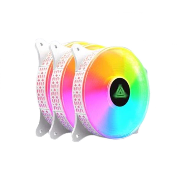 Kit 3 Fan VSP RGB Trắng – Vi Tính Mạnh Quý