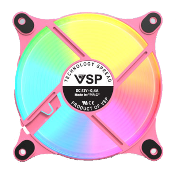 Fan Case VSP V400B LED RGB Pink – Vi Tính Mạnh Quý