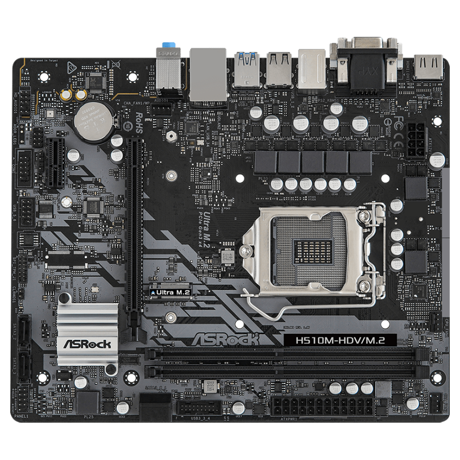 Mainboard Asrock H510M HDV/M2 – Vi Tính Mạnh Quý