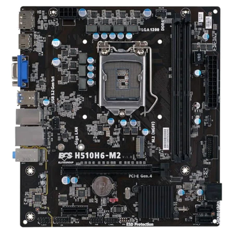 Mainboard ECS H510H6-M2 – Vi Tính Mạnh Quý