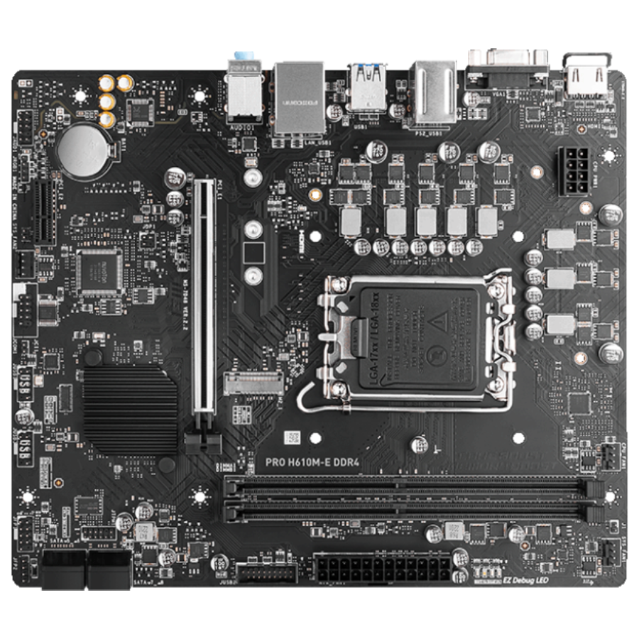 Mainboard MSI Pro H610M-E – Vi Tính Mạnh Quý