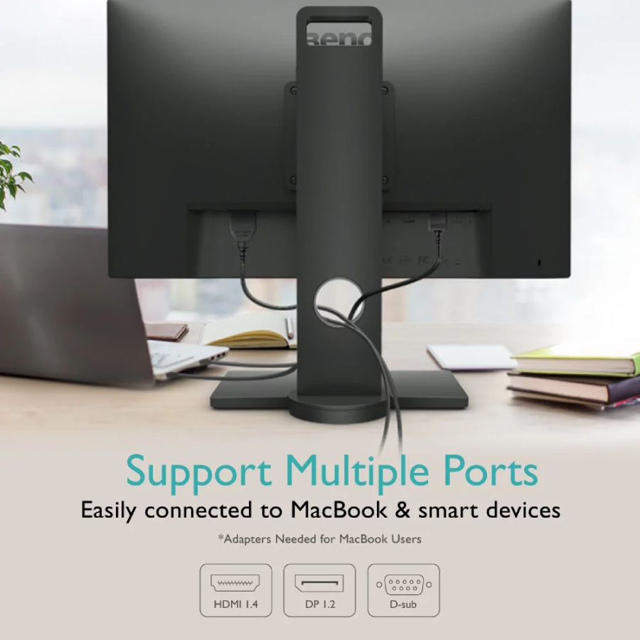 Màn Hình LCD BenQ GW2480T (FHD / IPS / 60Hz / 5ms / 24") – Vi Tính Mạnh Quý