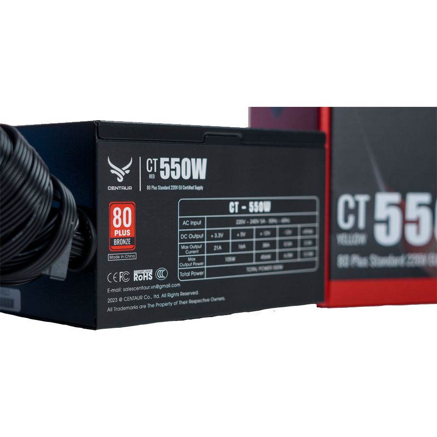 Nguồn Centaur 550W – Vi Tính Mạnh Quý