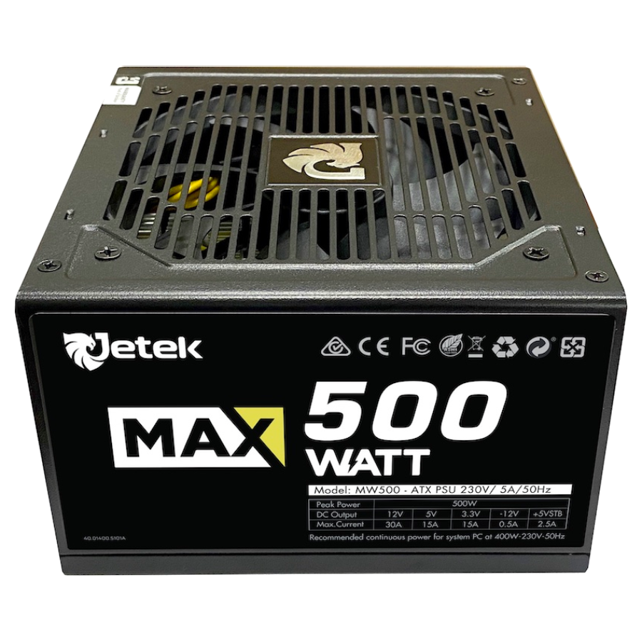 Nguồn Jetek 500W MaxWatt – Vi Tính Mạnh Quý