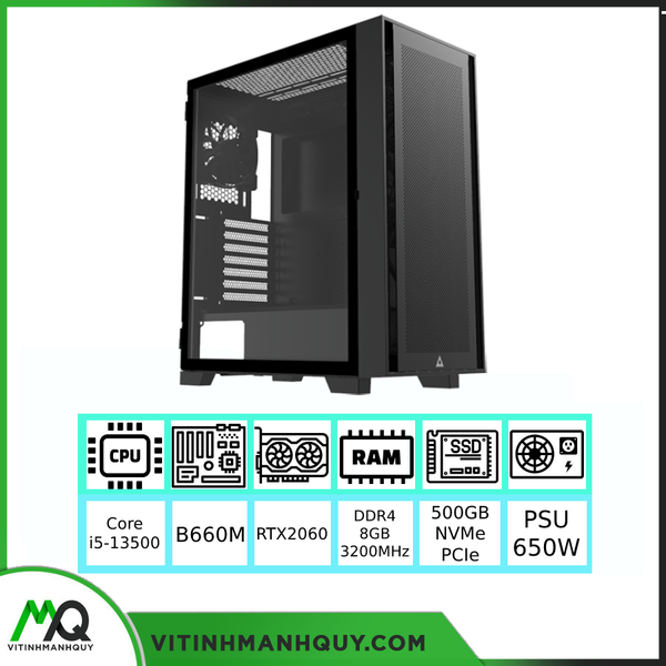 PC Gaming MQ (i5-13500 / RTX2060 / RAM 8GB 3200 / SSD 500GB / 650W ...