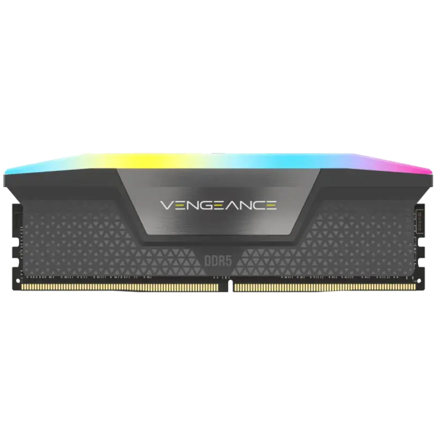 Kit Ram Corsair DDR5 32GB (2x16GB) 5600MHz DIMM, Vengeance RGB Black H ...