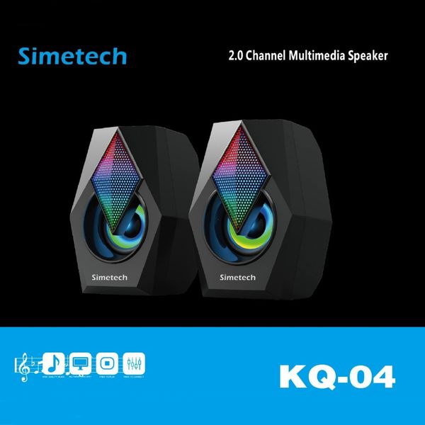 Loa Simetech 2.0 KQ-04 Led – Vi Tính Mạnh Quý