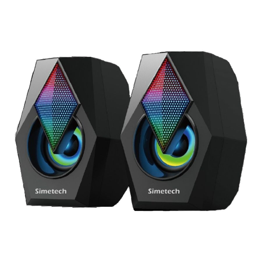 Loa Simetech 2.0 KQ-04 Led – Vi Tính Mạnh Quý