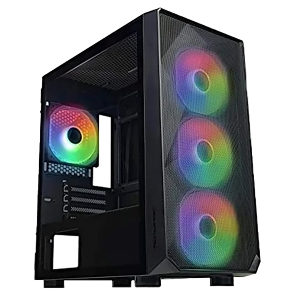 Case Tecware Forge M Micro-ATX (Black/White) – Vi Tính Mạnh Quý