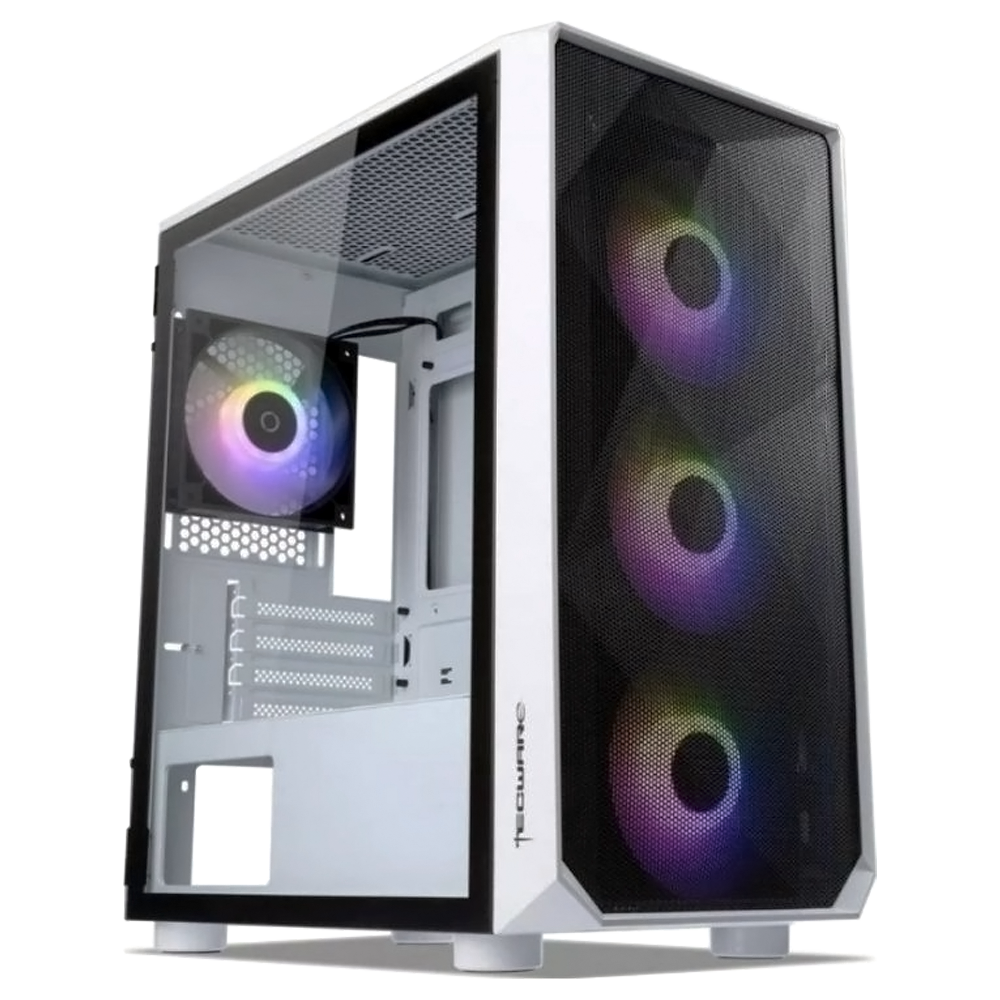 Case Tecware Forge M Micro-ATX (Black/White) – Vi Tính Mạnh Quý