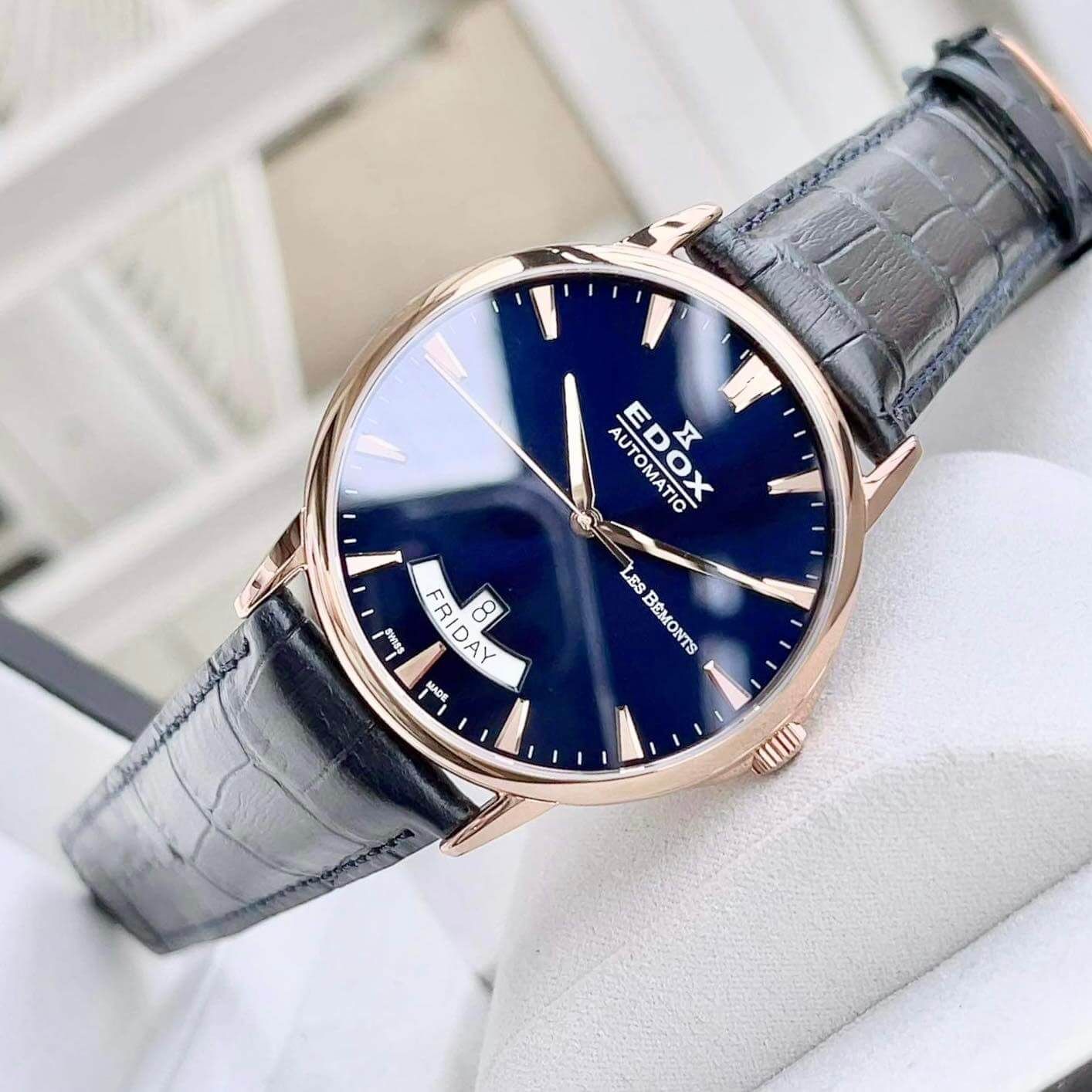 Edox Les Bemonts 83015-37R-BUIR – ACAuthentic