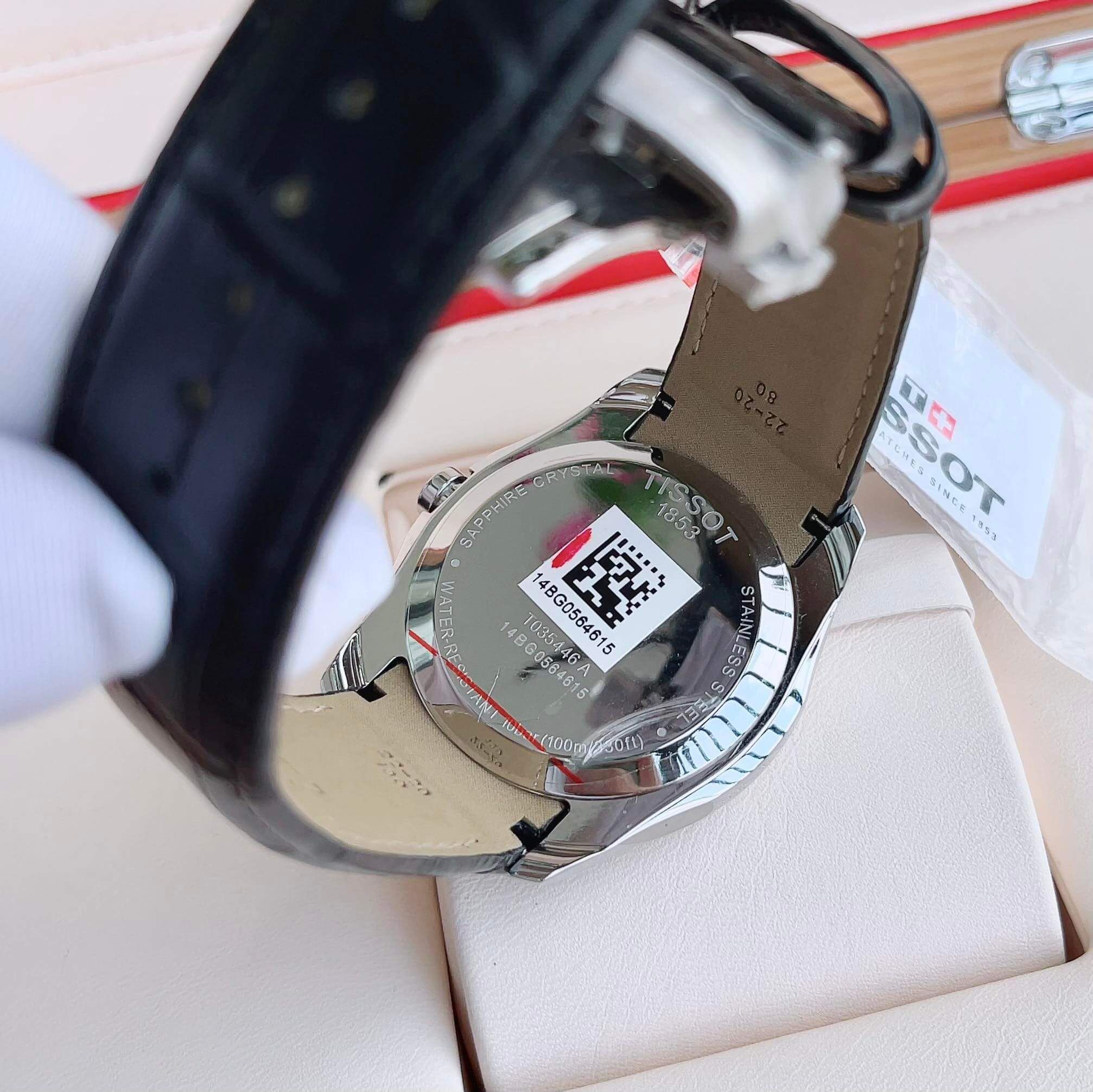 Tissot Couturier Quartz Black Dial Men's Watch T035.446.16.051.00 – ACAuthentic