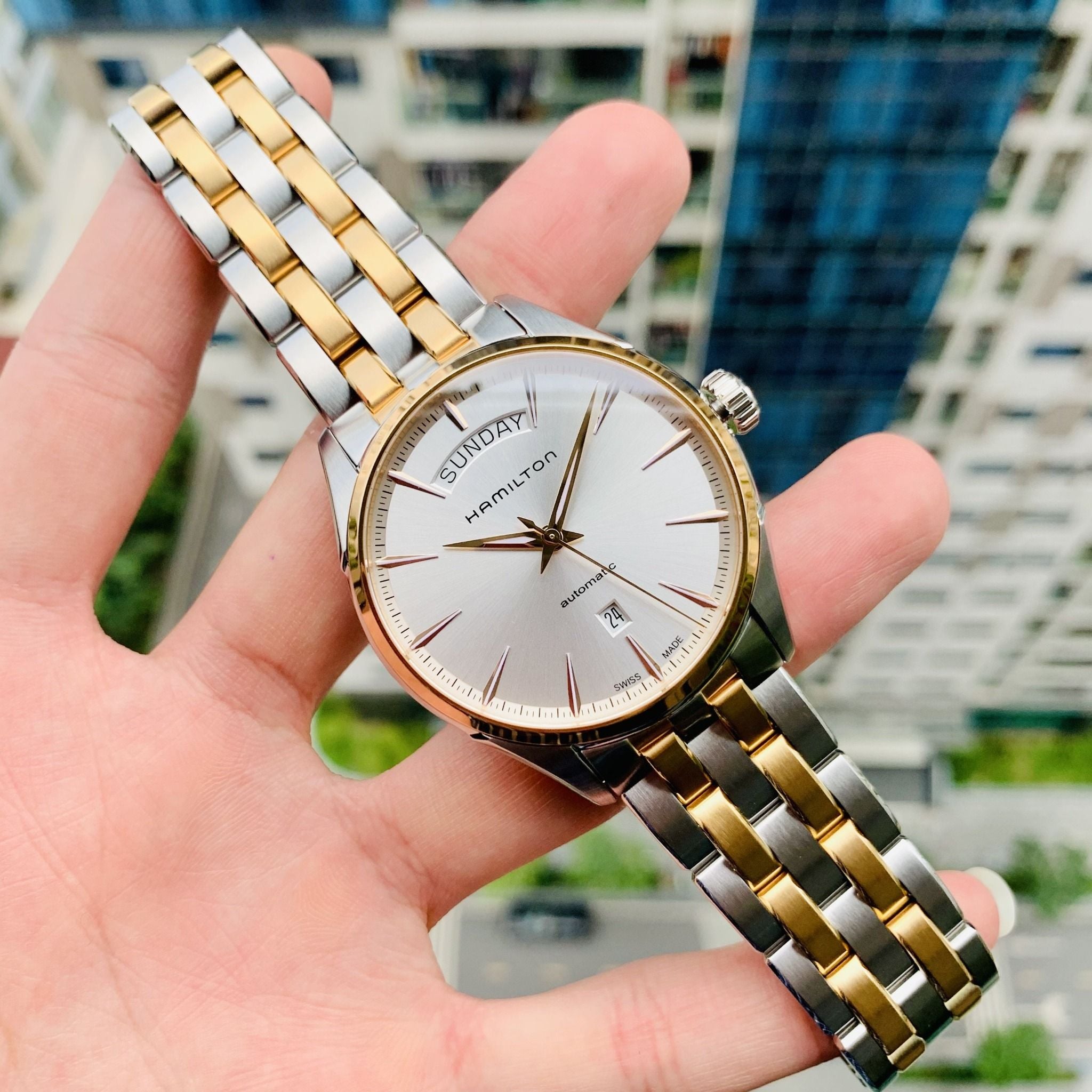 Hamilton Day Date DemiRose H42525251 – ACAuthentic