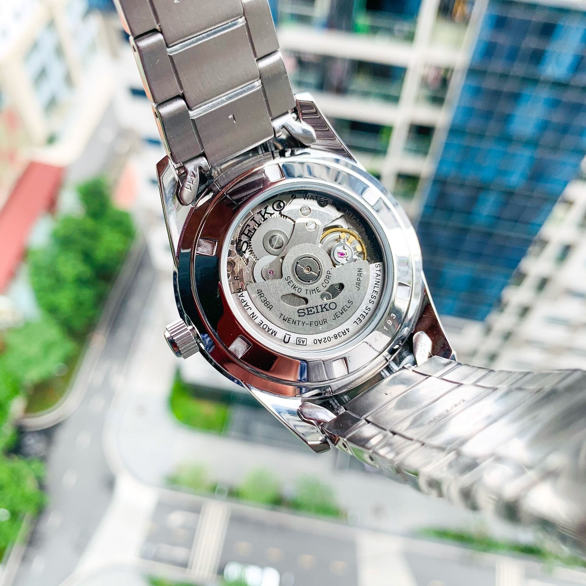 Đồng hồ Seiko Open Heart White - SCVE049 – ACAuthentic