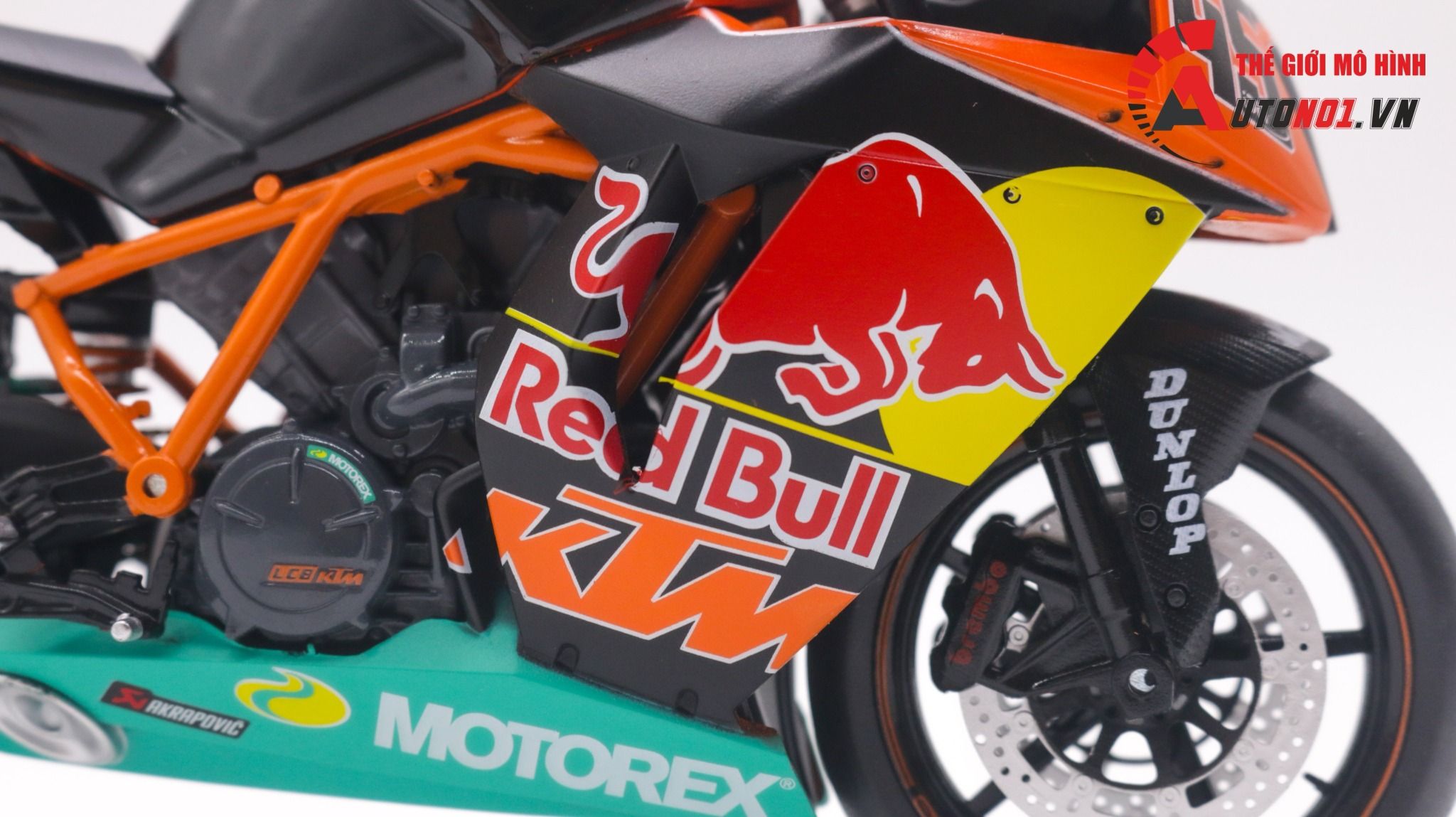 Mô hình xe KTM RC8R 1190 Redbull Martin Bauer 2011 Mô tô GP #45 1:12 A ...