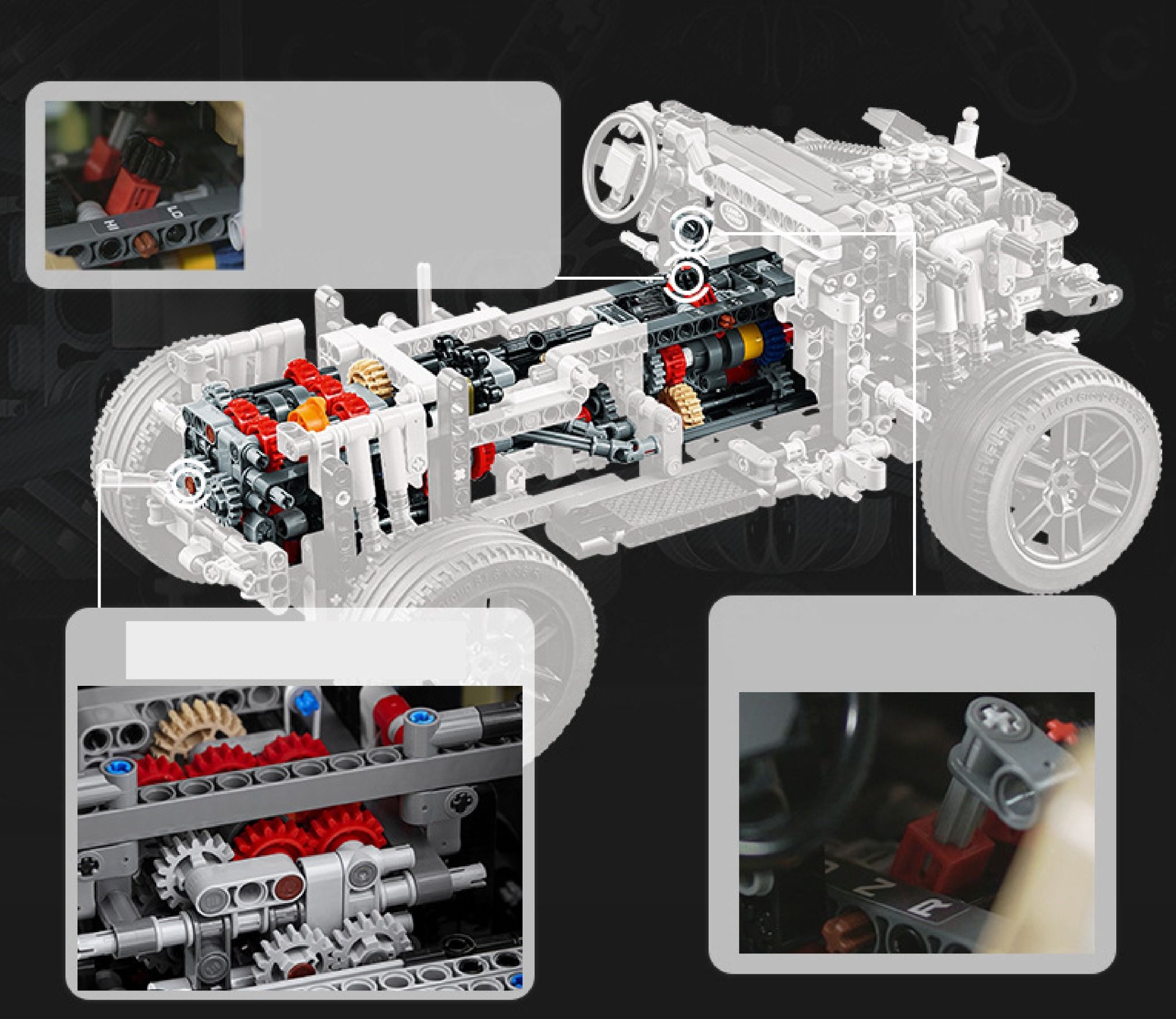 Mô hình xe mô tô lắp ghép Land Rover Defender 2573 pcs tỉ lệ 1:5 non l – Cửa Hàng Mô Hình Autono1.vn