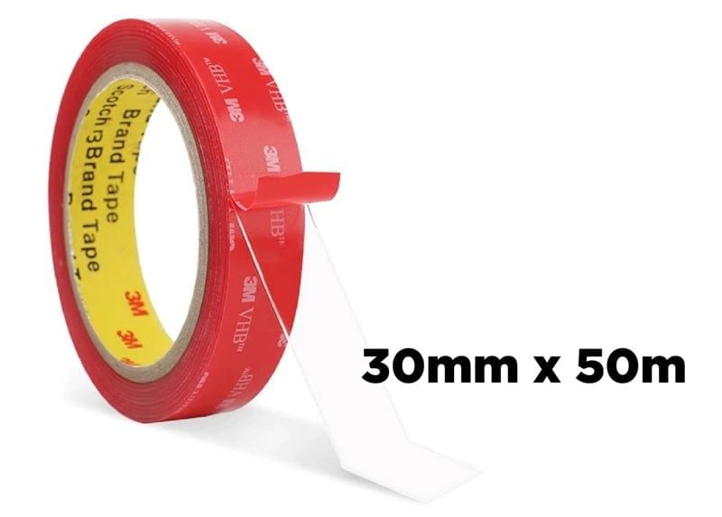 Băng keo 3M trong suốt 2 mặt chịu nhiệt độ cao dài 3m dày 1mm PK370 – Cửa Hàng Mô Hình Autono1.vn