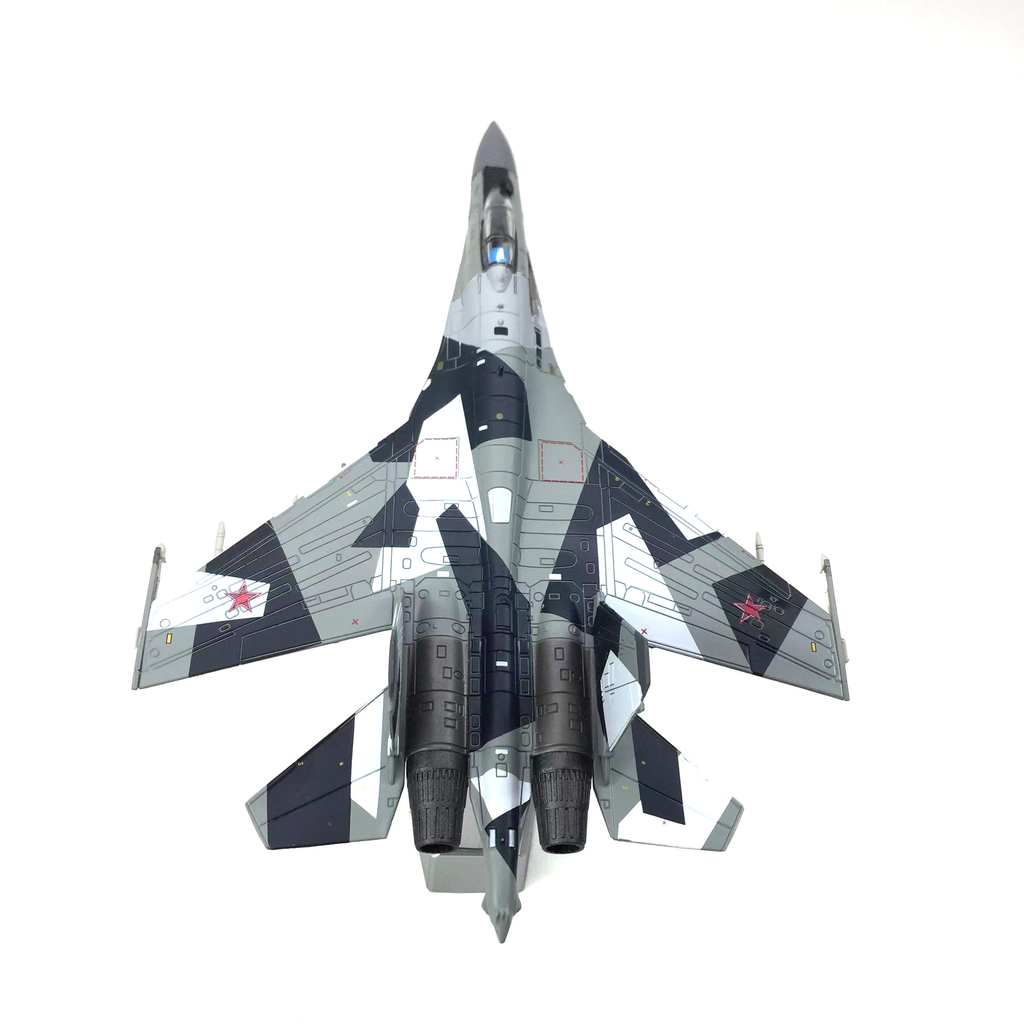 Mô hình máy bay chiến đấu Su-35 BBC POCCNN No.21 tỉ lệ 1:100 Ns models ...