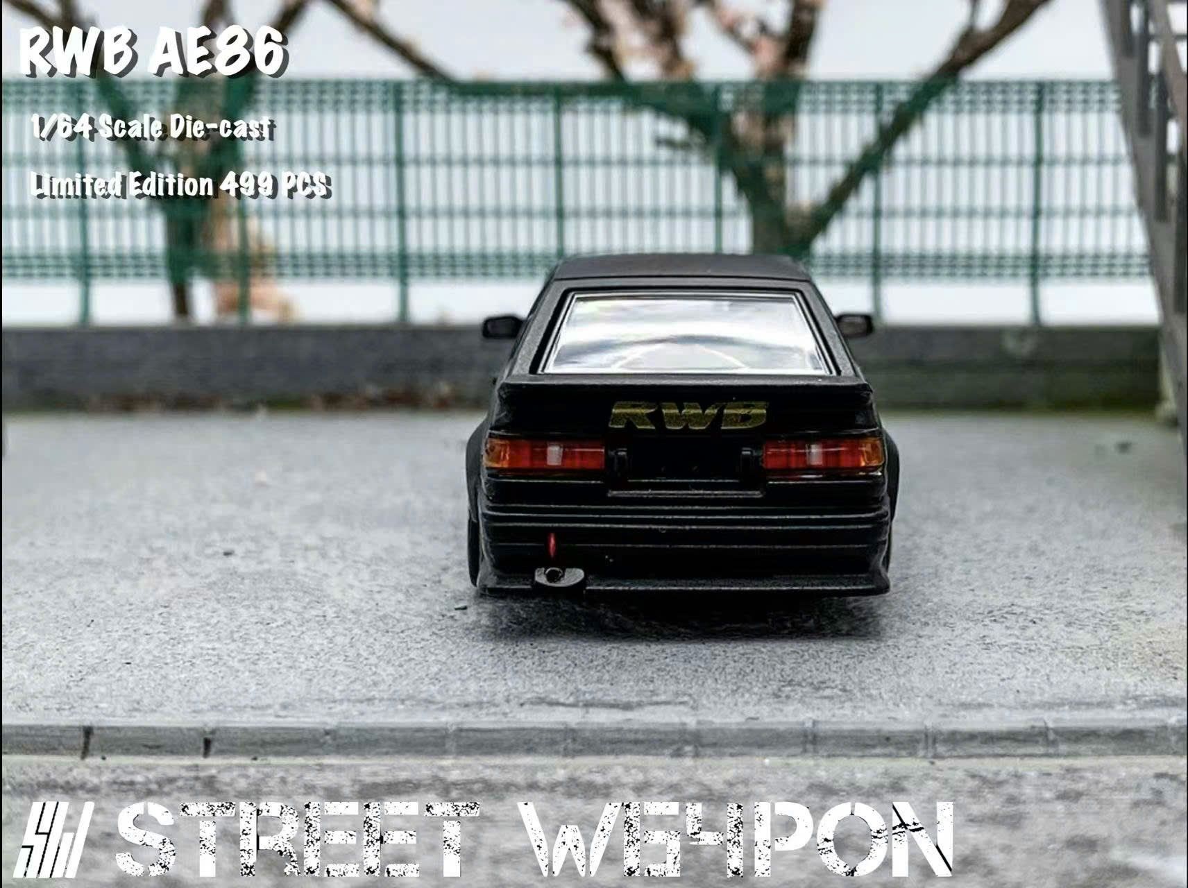 Mô hình xe Toyota AE86 RWB wide-body modified Levin alloy car models t ...