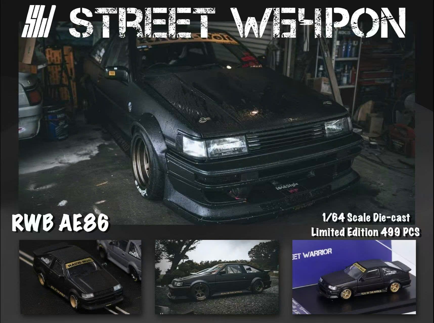 Mô hình xe Toyota AE86 RWB wide-body modified Levin alloy car models t ...
