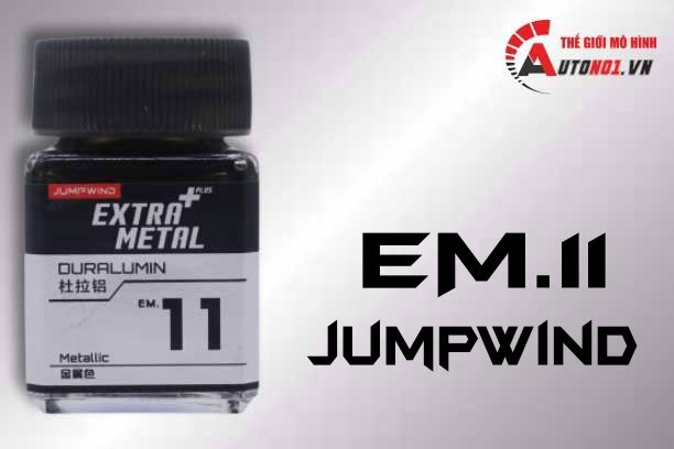 SƠN MÔ HÌNH MÀU KIM LOẠI DURALUMIN EM.11 18ML JUMPWIND S031 – Cửa Hàng ...