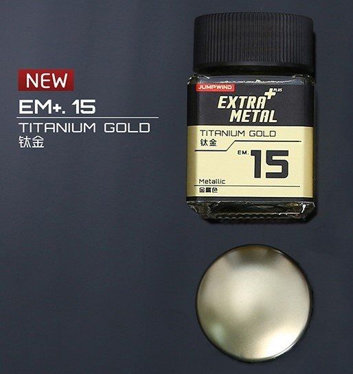 SƠN MÔ HÌNH MÀU VÀNG TITANIUM ( TITANIUM GOLD ) EM.15 18ML JUMPWIND S1 ...