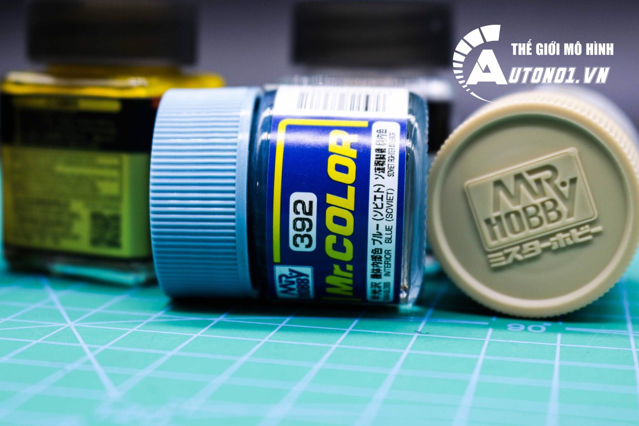 SƠN MÔ HÌNH MÀU XANH DA TRỜI(BLUE SOVIET) LACQUER C392 10ML MR.HOBBY S – Cửa Hàng Mô Hình Autono1.vn