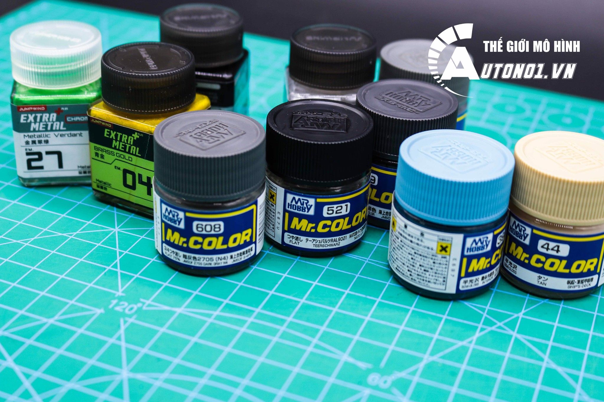 SƠN MÔ HÌNH MÀU XÁM SÁNG (SEMI GLOSS JMSDF GRAY) LACQUER C607 10ML MR ...