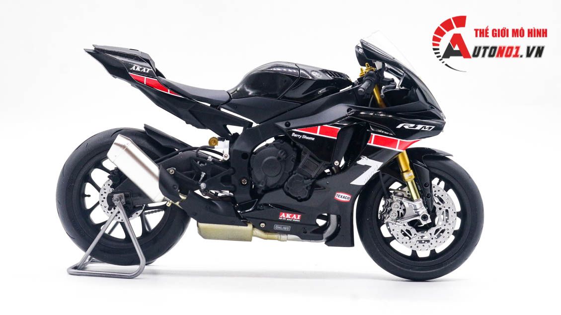 Mô hình xe cao cấp Yamaha Yzf-R1m Spirit of Barry Sheene 1:12 Tamiya D ...