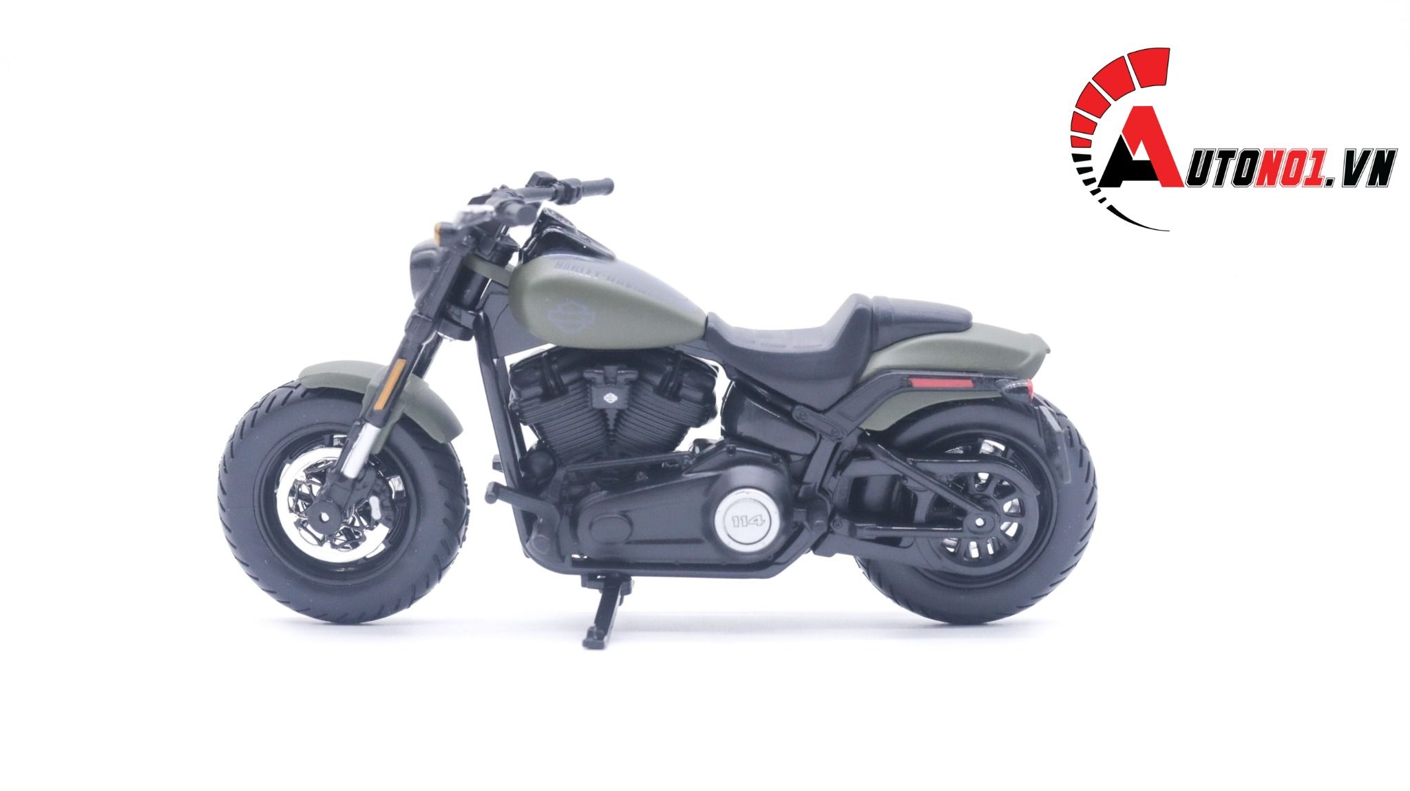 Mô hình Harley Davidson 2022 Fat Bob 114 army 1:18 Maisto MT035 – Cửa ...
