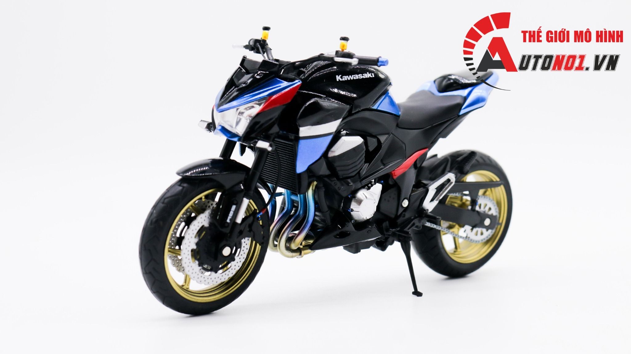 MÔ HÌNH XE ĐỘ KAWASAKI Z800 METAL BLUE 1:12 AUTONO1 D225B – Cửa Hàng Mô ...