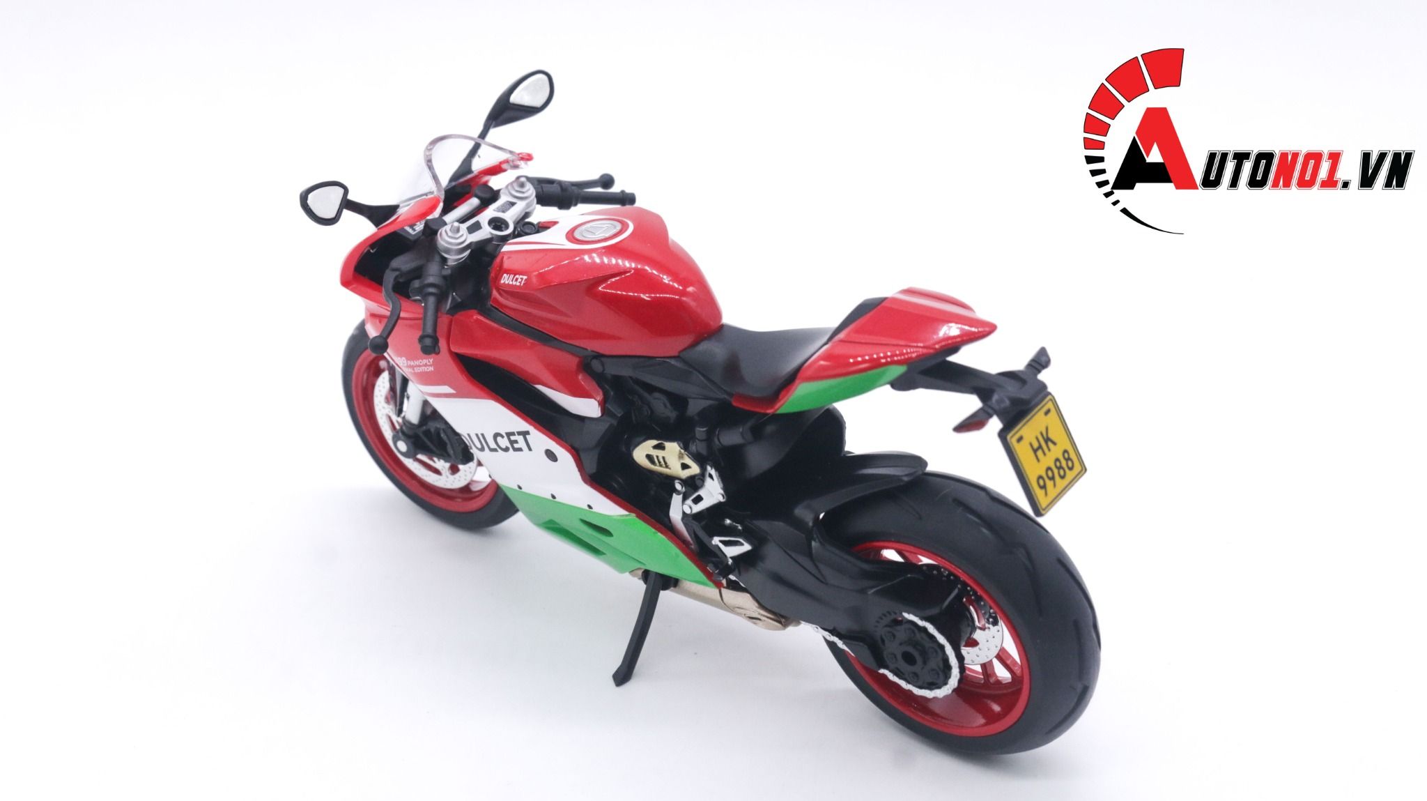 Mô hình xe Ducati 1199 panigale italy có đế có ben nâng 1:12 Jiaya Mod ...