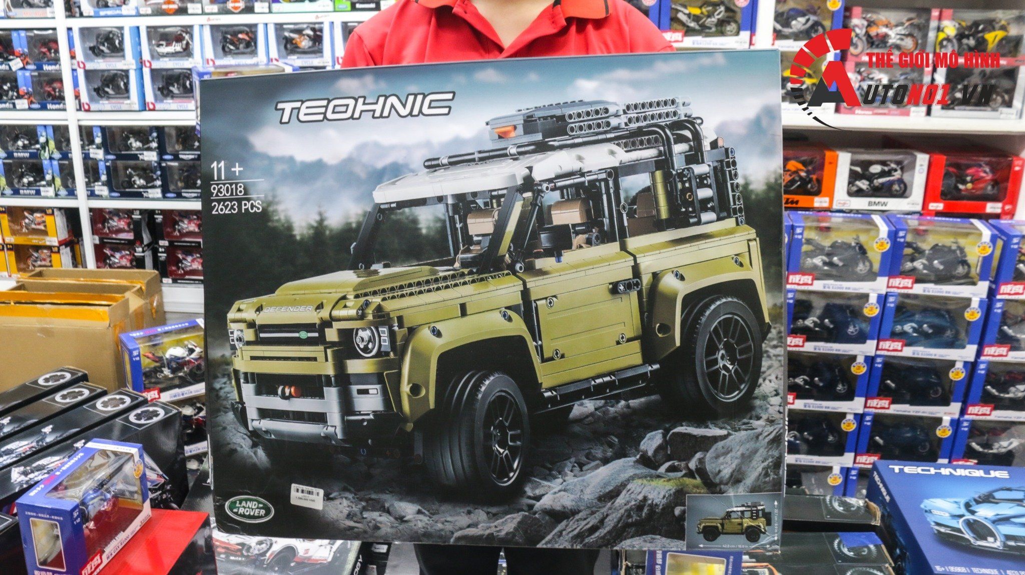 Mô hình xe mô tô lắp ghép Land Rover Defender 2573 pcs tỉ lệ 1:5 non l – Cửa Hàng Mô Hình Autono1.vn