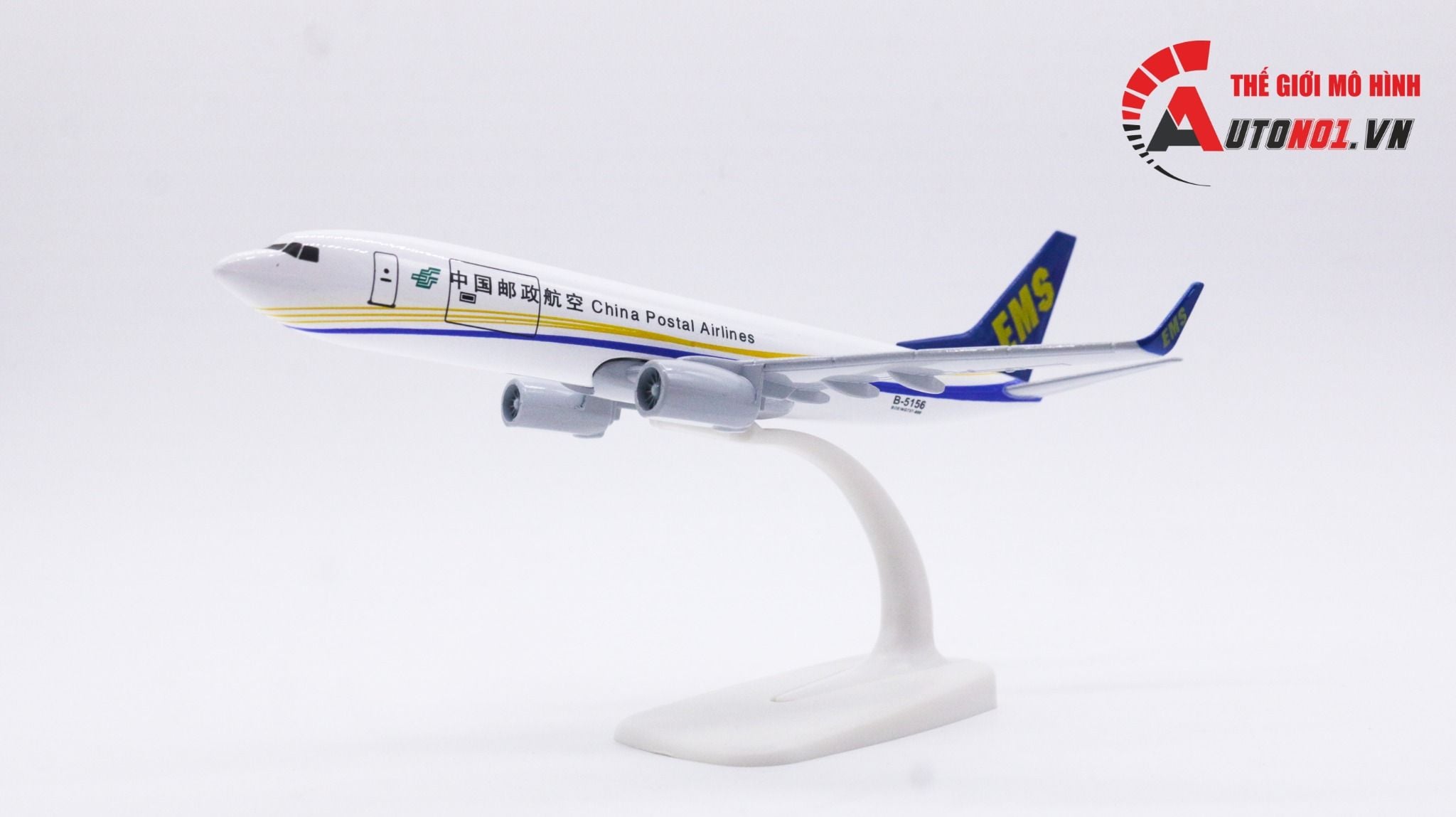 Mô hình máy bay China Postal Airlines EMS Boeing B737 có bánh xe 20cm ...