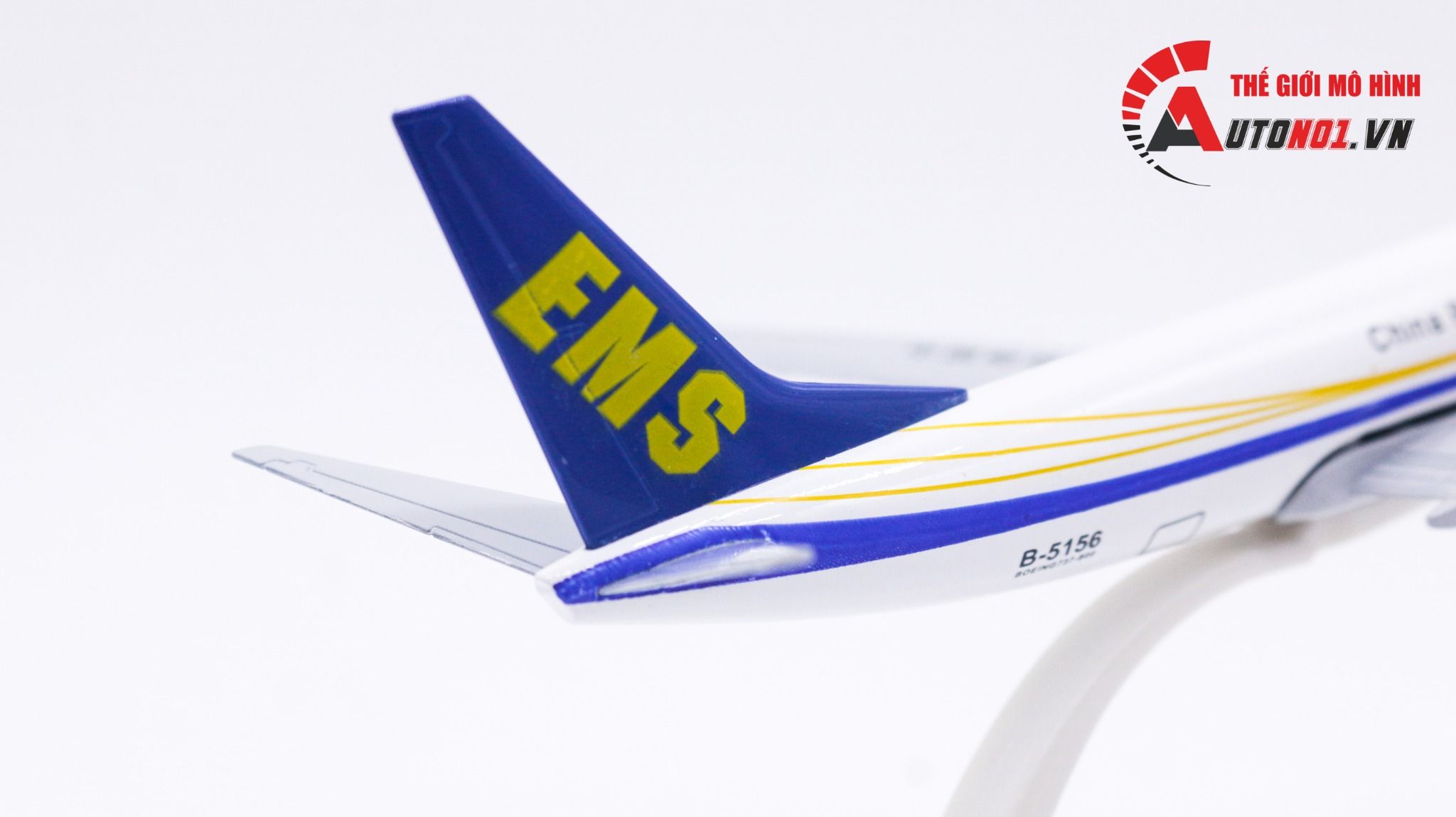 Mô hình máy bay China Postal Airlines EMS Boeing B737 có bánh xe 20cm ...